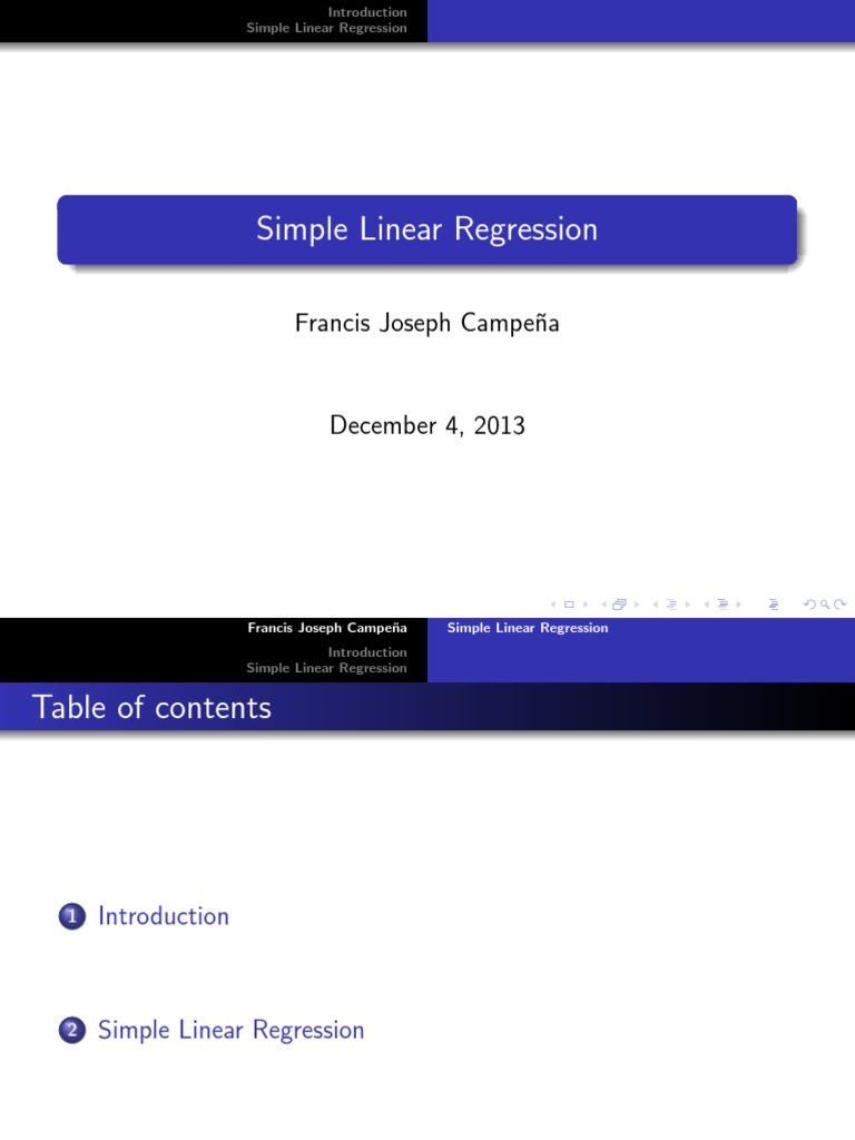 Linearregression PDF | PDF | Correlation And Dependence | Regression Analysis