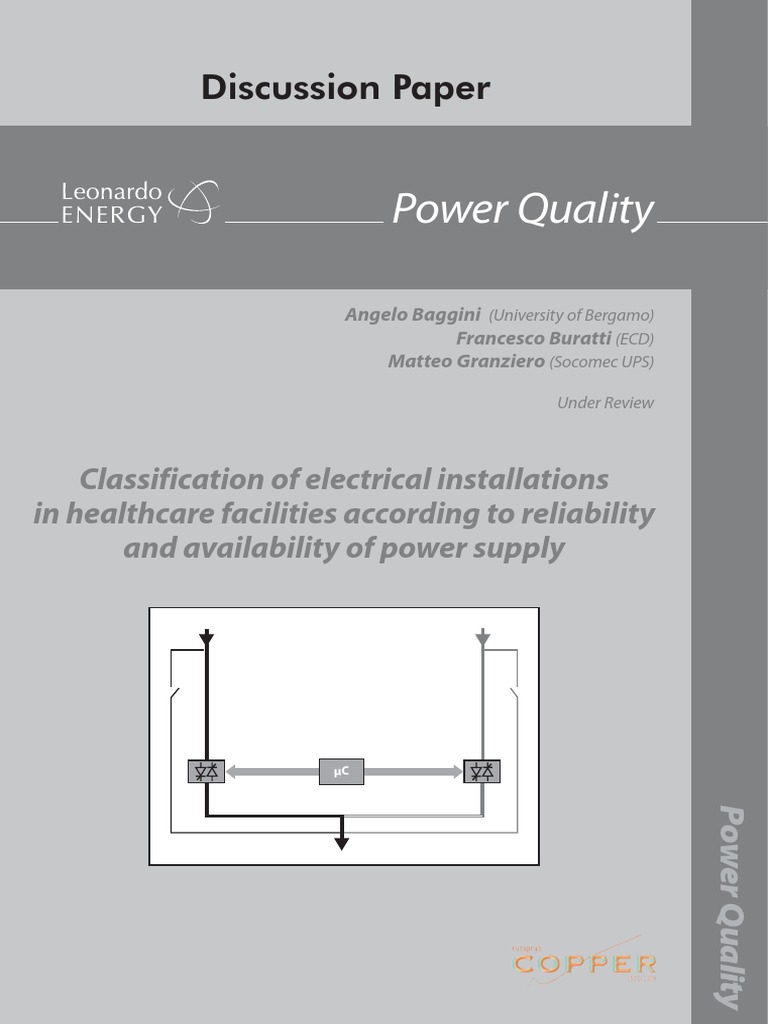 Classification of Electrical Installations in Healthcare Jul10 en | PDF ...
