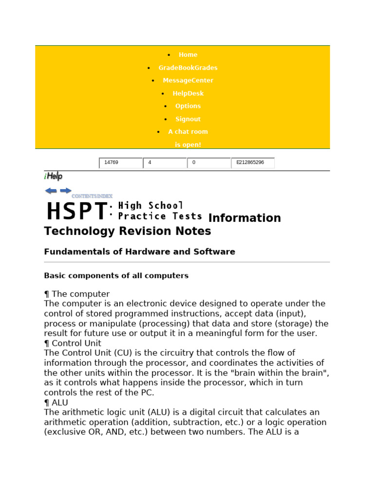 Basic Components of Computer | PDF | Printer (Computing) | Computer ...