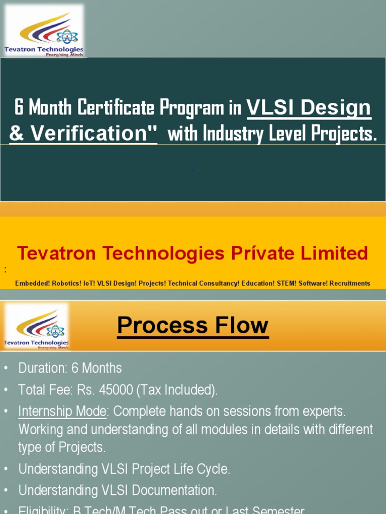 6 Months Electronics VLSI Design Verification | PDF | Hardware Description Language | Logic ...