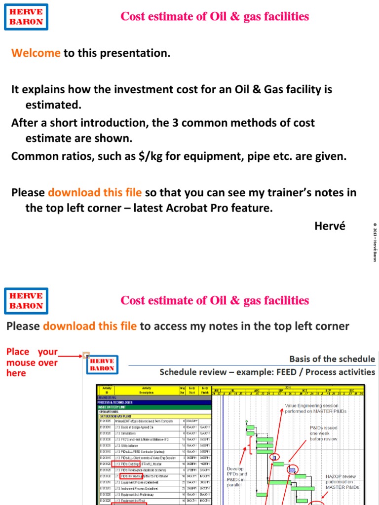 Cost Estimate | PDF | Engineering | Production And Manufacturing