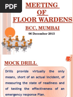 Fire Mock Drill Evaluation Report | PDF | Emergency | Safety