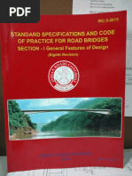 IRC Road Bridge Load Standards | PDF | Transport | Land Transport