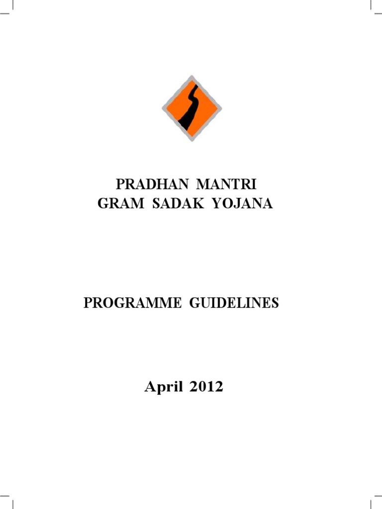 PMGSY Guidelines | PDF | Road | Road Infrastructure
