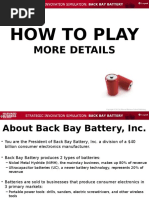 Back Bay Battery Simulation PDF | PDF | Sales | Research And Development