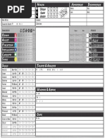 Idoc - Pub Dead Reign Character Sheetpdf | PDF | Role Playing Games