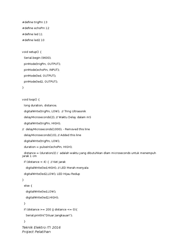 Define TrigPin 13 | PDF