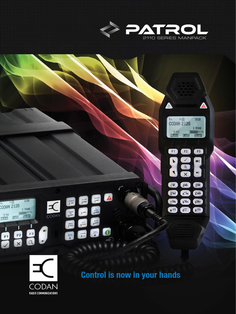 Codan Patrol 2110 Manpack Brochure Edit | High Frequency ...