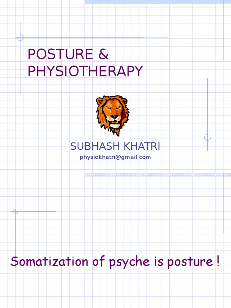 Posture Physiotherapy | PDF