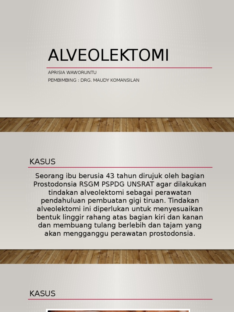 ALVEOLEKTOMI | PDF