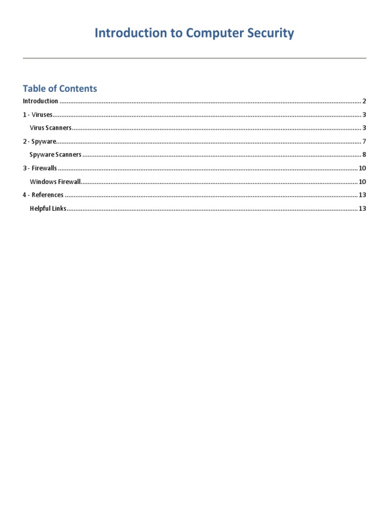 Intro To Security | PDF | Computer Virus | Antivirus Software