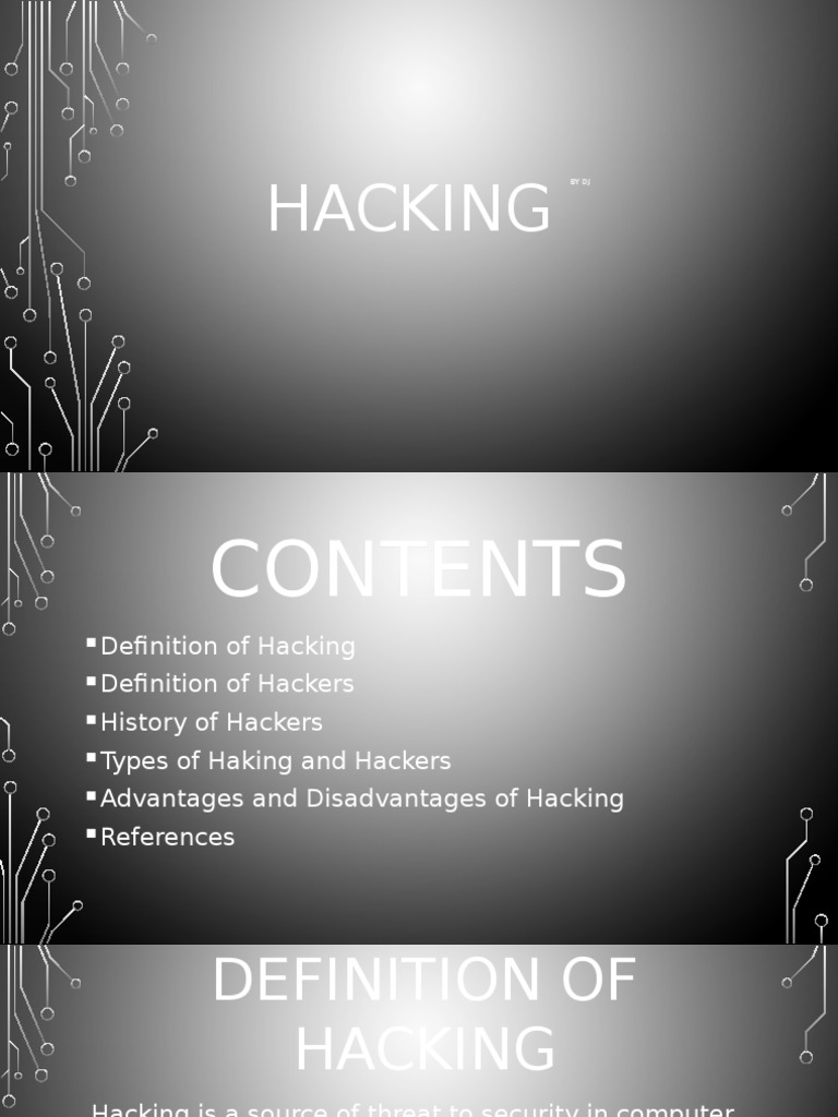 Types of Hacking and Hackers Explained | PDF