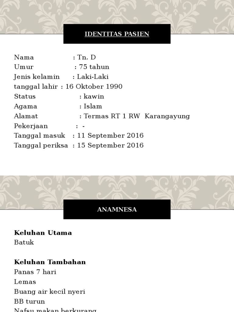 Lapsus TB Paru | PDF