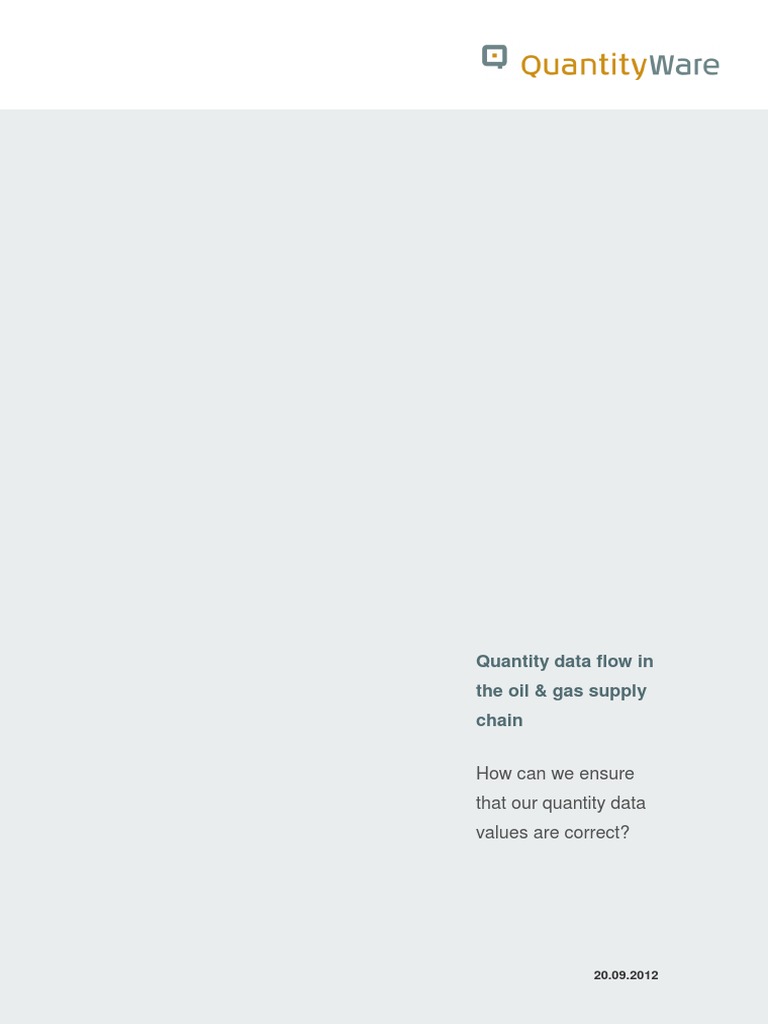 QuantityWare Quantity Data Flow BCP | PDF | Enterprise Resource ...