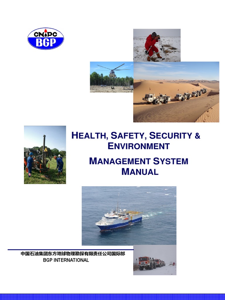 BGP International HSSE Management System Manual - V2.3 | PDF ...