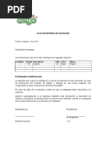 Modelo de Carta de Recibido | PDF