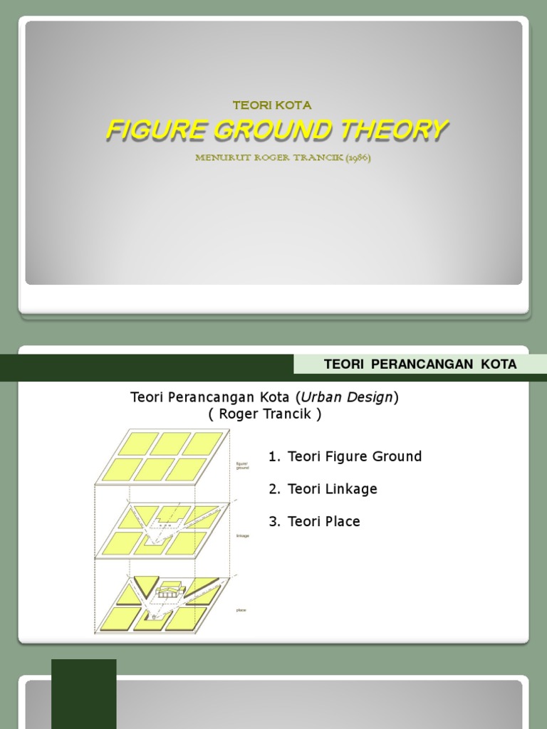 Teori Figure Ground by ROGER TRANCIK | PDF