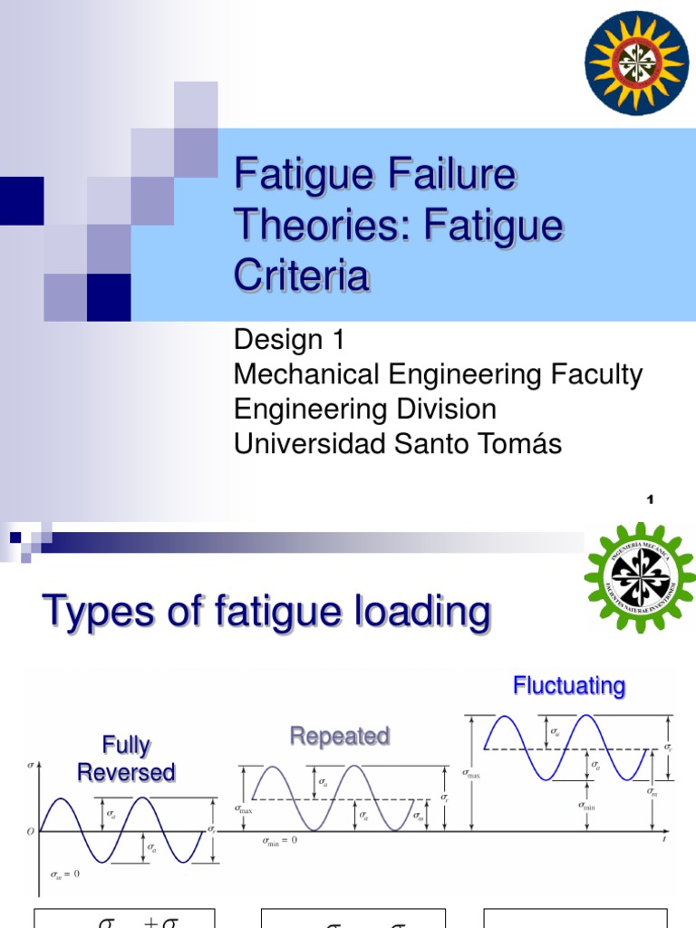 06 Failure Theories Fatigue Criteria 2016-2 | PDF | Fatigue (Material ...
