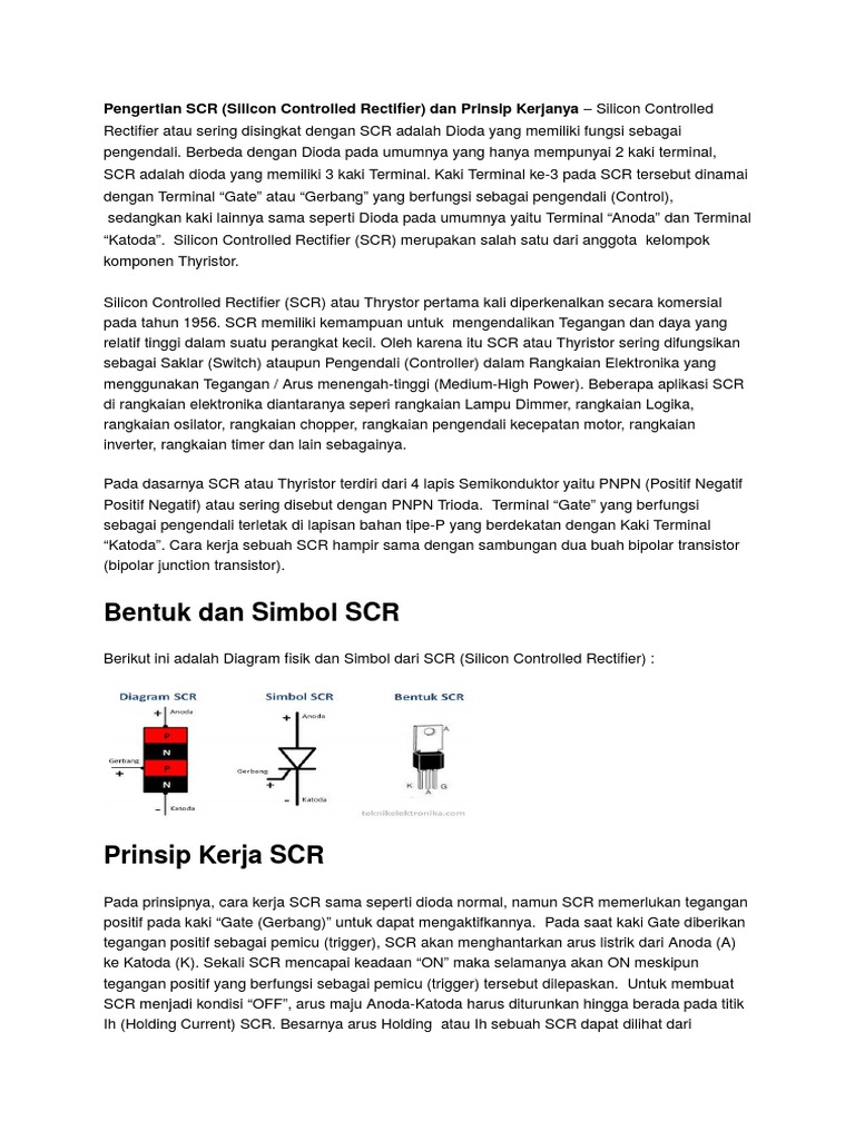 Pengertian SCR | PDF