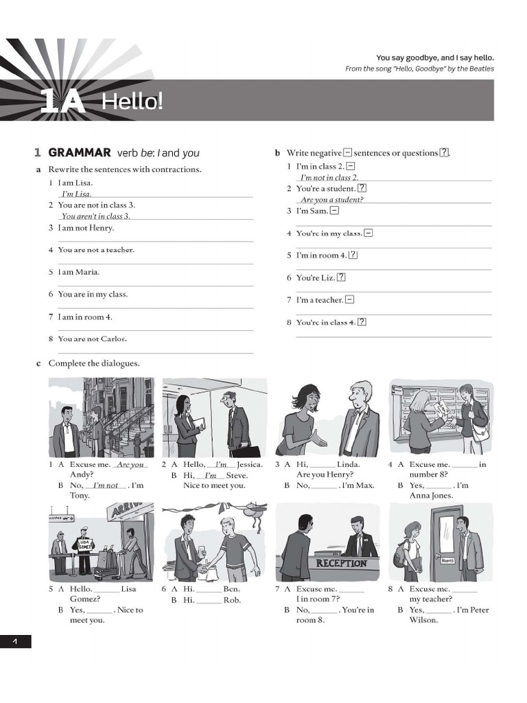 Unit 1 Basic 1 | PDF