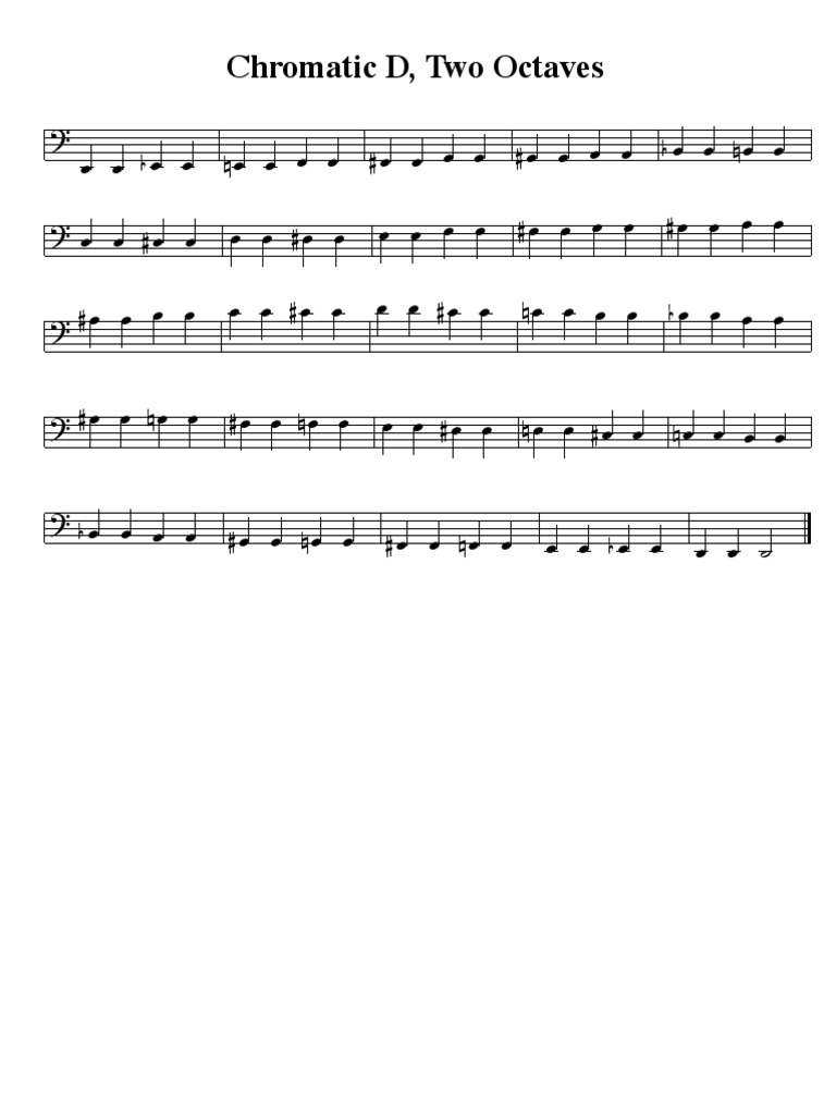 Chromatic D Cello | PDF