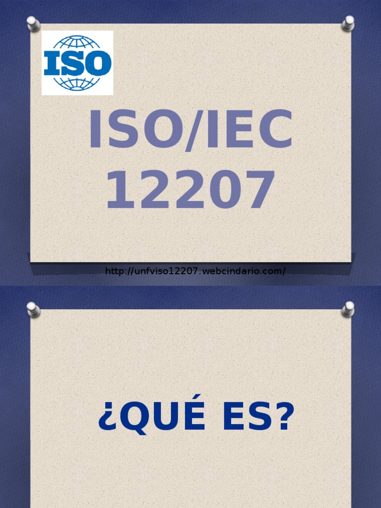 Iso-Ieee 12207 | PDF | Proceso de desarrollo de software | Software