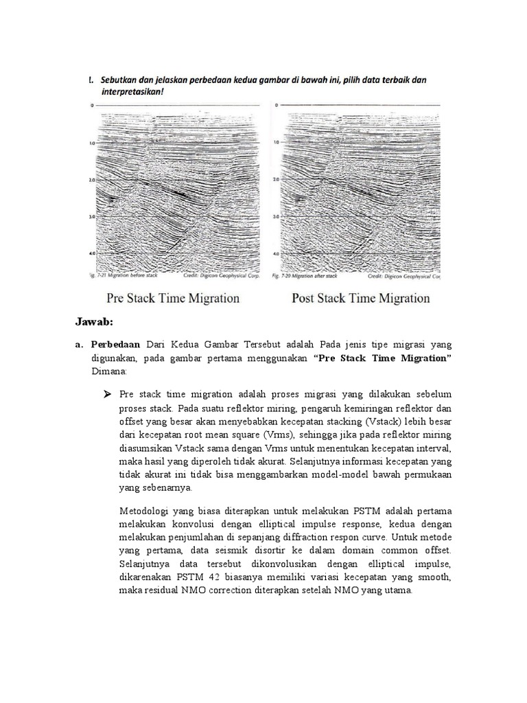 Pre Stack Depth Migration: Structural and Stratigraphic Traps Revealed | PDF