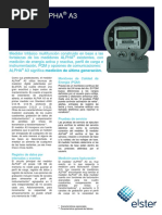 Medidores A3r Elster Guia de Estudio | PDF | Transformador | Corriente ...