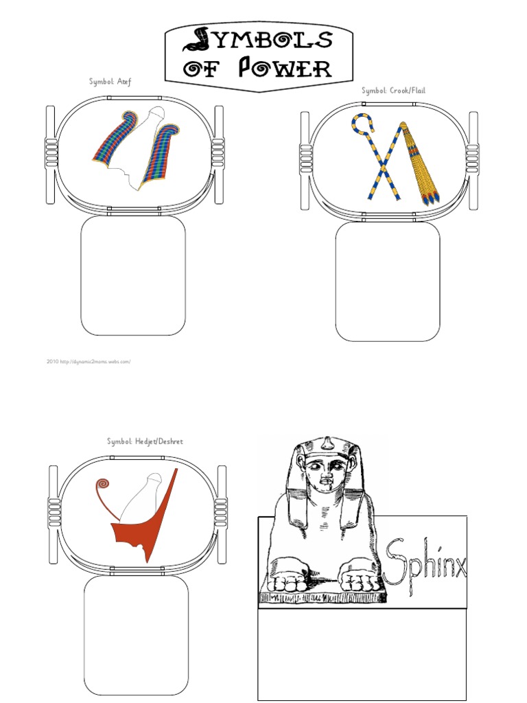 Egypt Symbols of Power | PDF | Sphinx | Pharaoh