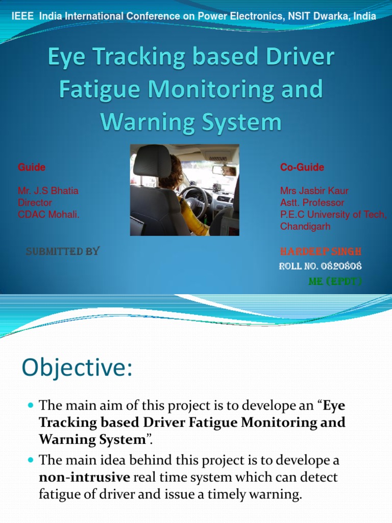Eye Tracking Based Driver Fatigue Monitoring and Warning | PDF | Analog ...