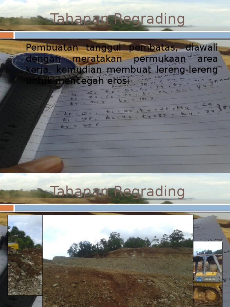 Tahapan Regrading | PDF