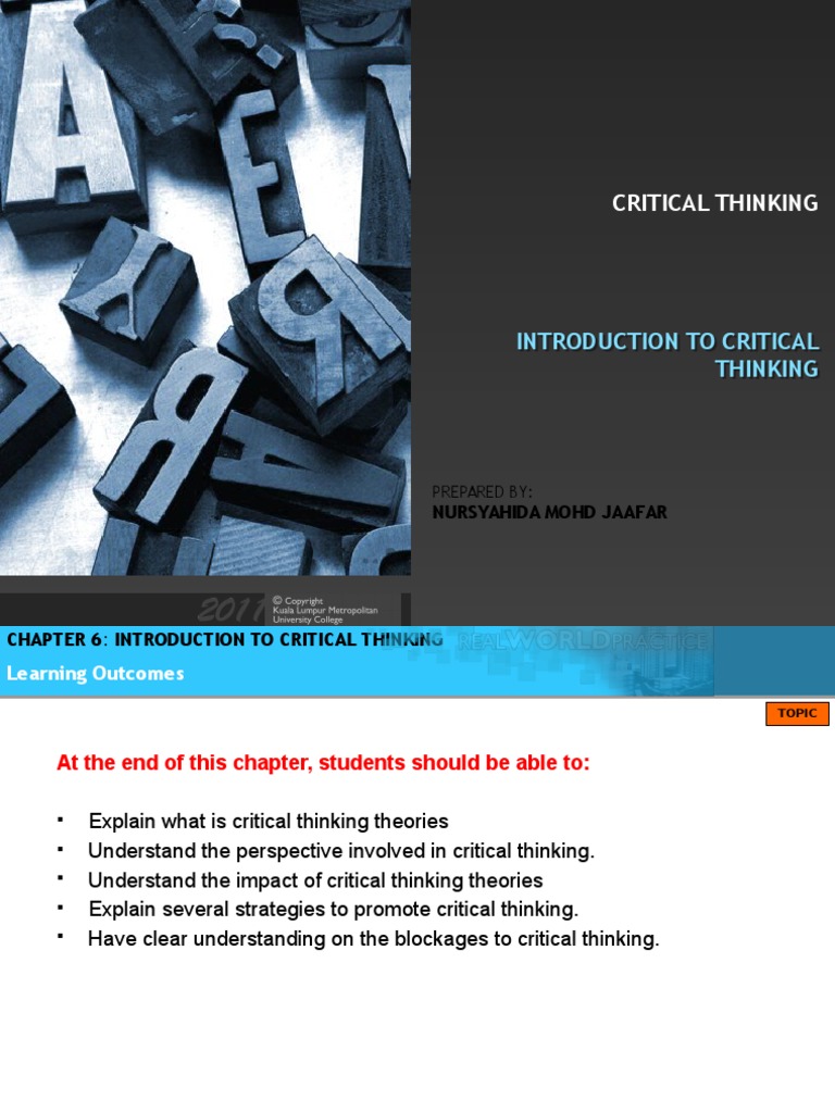 Chapter 1 | Download Free PDF | Critical Thinking | Argument