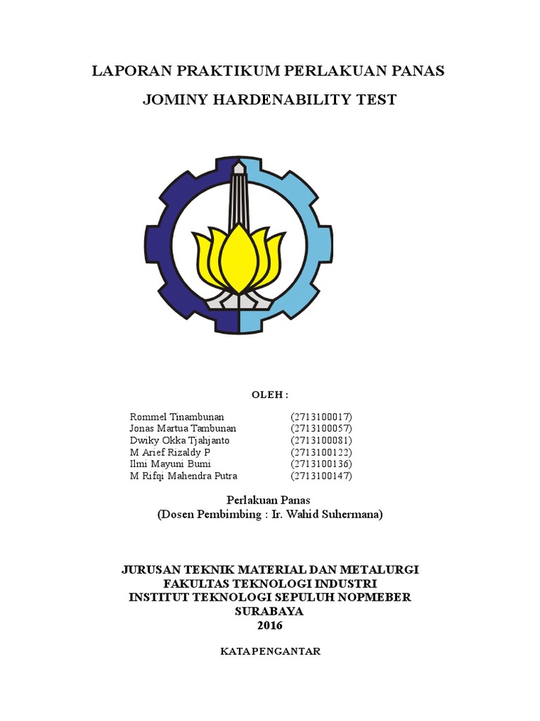 Heat Treatment Pratice - Jominy Test | PDF