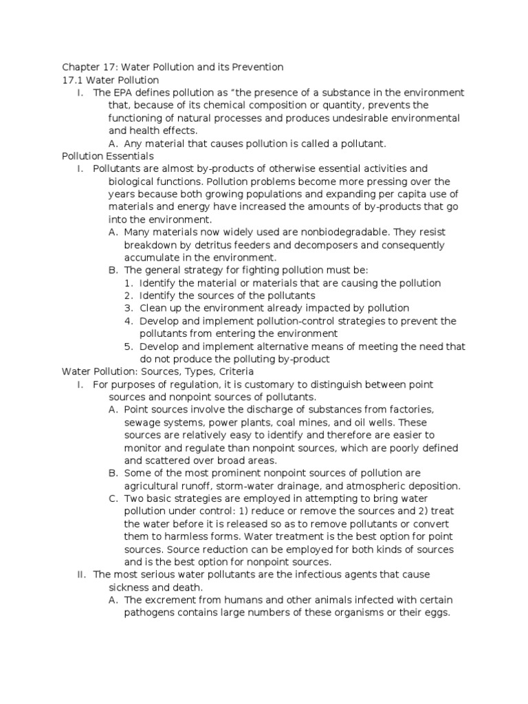 Water Pollution Prevention Guide | PDF | Eutrophication | Sewage Treatment