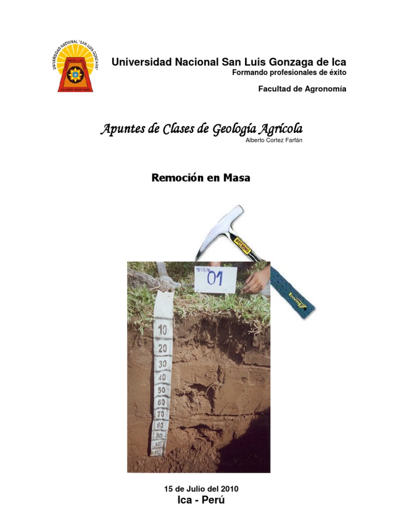 Remoción en Masa | PDF | Roca (geología) | glaciar