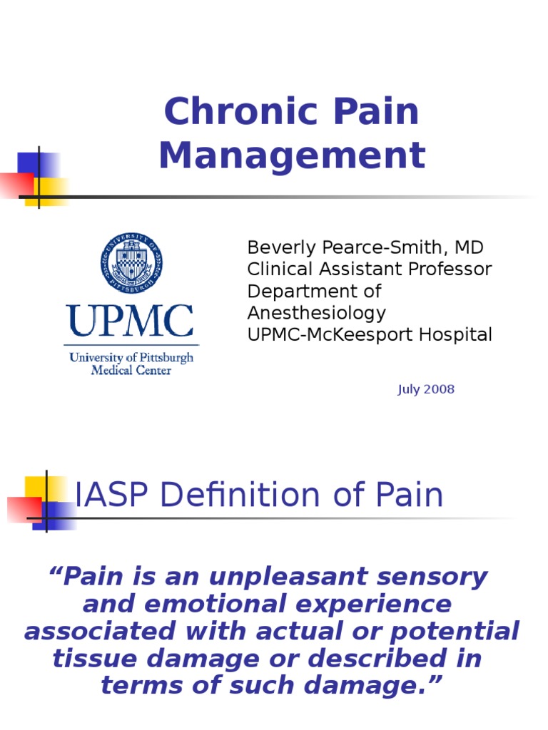 Chronic Neuropathic Pain-Slides Pierce-Smith | Pain | Peripheral Neuropathy