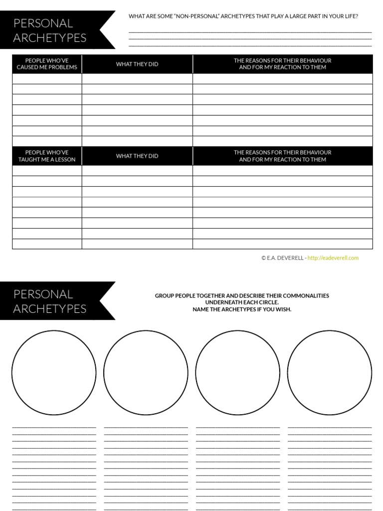 Archetypes | PDF | Emergence | Action (Philosophy)