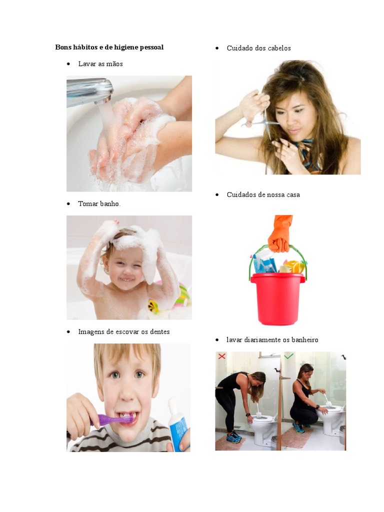 Bons Hábitos e de Higiene Pessoal | PDF