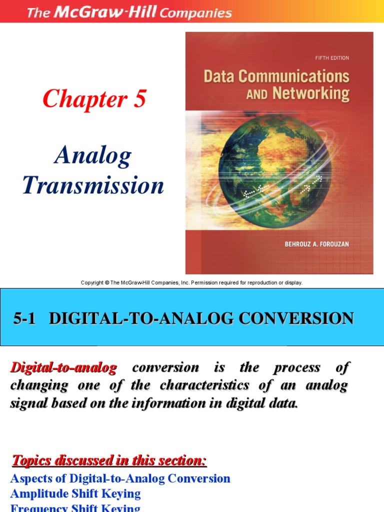 Chapter 5: Analog Transmission | PDF