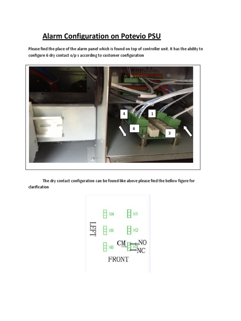 Alarm Configuration On Potevio Psu | PDF | Power Supply | Rectifier