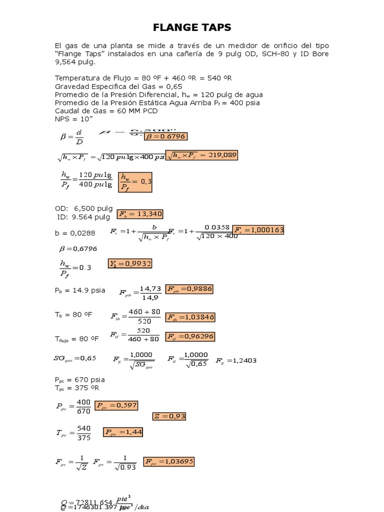 Flange Taps: Pu Pu P H P H | PDF