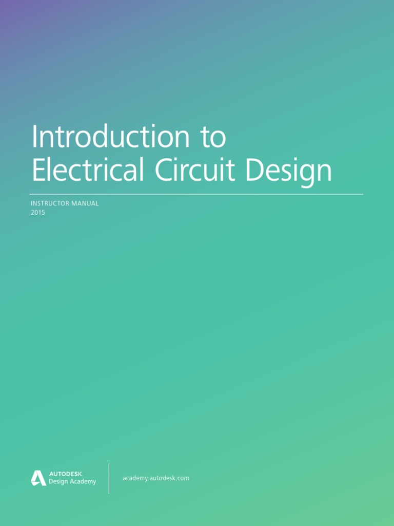 Introduction To Electrical Circuit Design: Instructor Manual 2015 | PDF ...