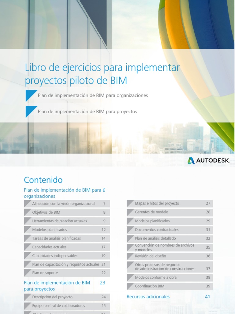 Autodesk Manual Implementacion BIM | PDF | Autodesk Revit | Modelado de información de construcción