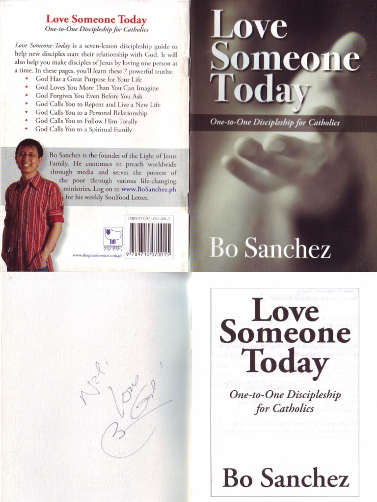 Love Someone Today by Bo Sanchez | PDF | Disciple (Christianity ...