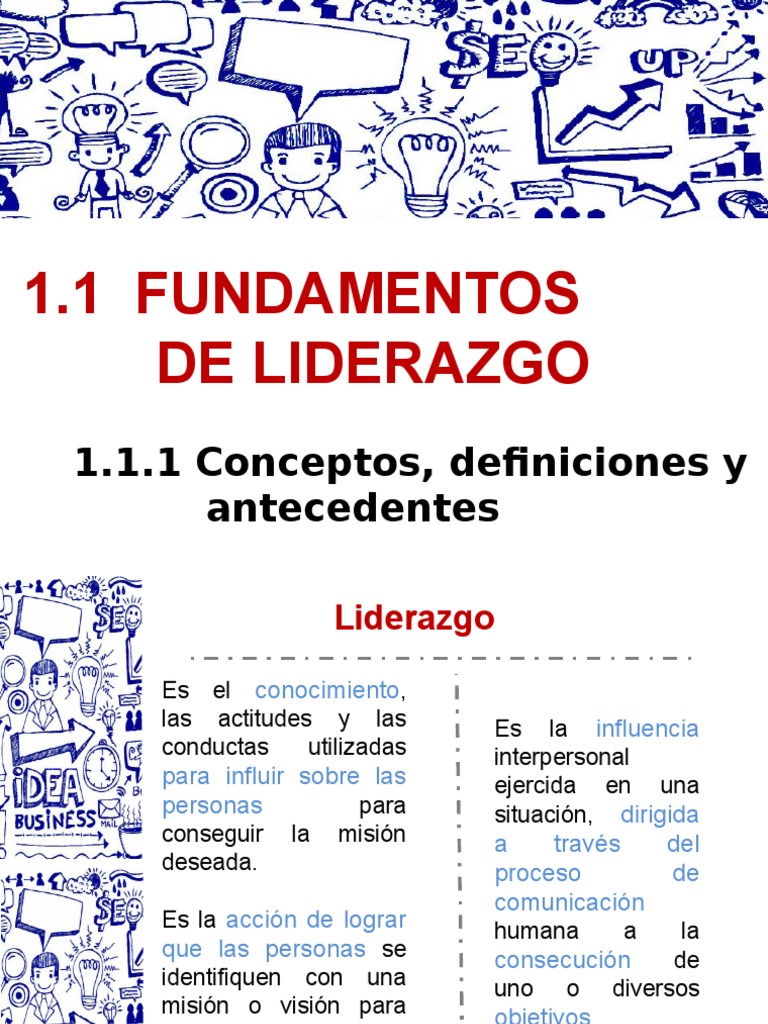 1.1 Fundamentos de Liderazgo | PDF | Liderazgo | Conceptos psicologicos
