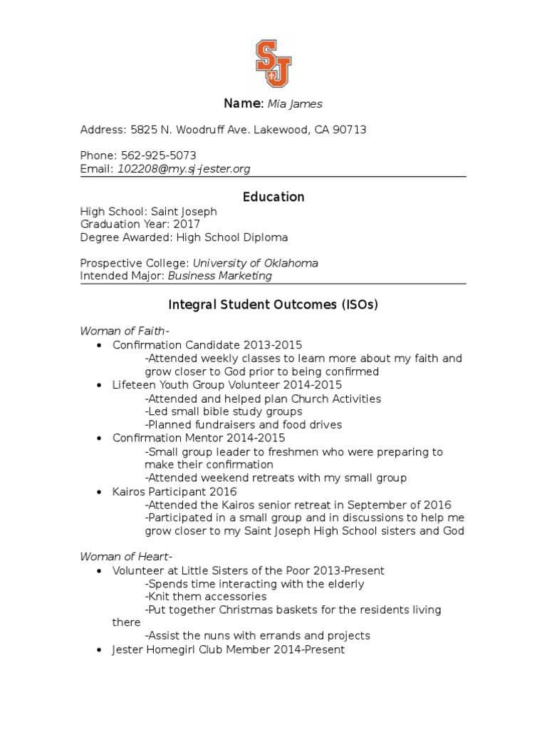 Cap Resume | PDF | Schools | Religious Education