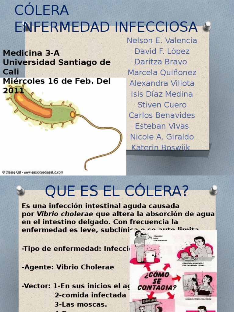 Colera | PDF | Cólera | Diarrea