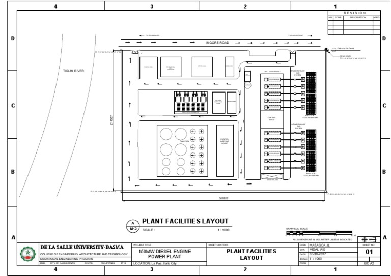 150MW Diesel Power Plant Layout | PDF | Diesel Engine | Internal ...