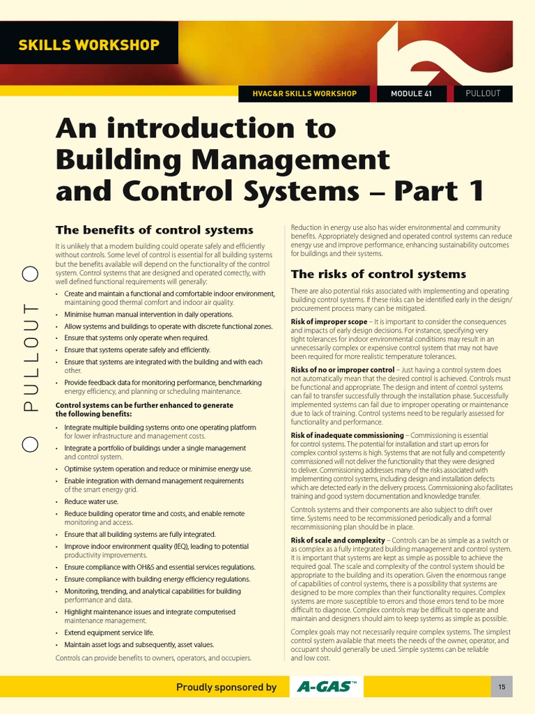 Introduction to Building Management Systems | PDF | Control System ...