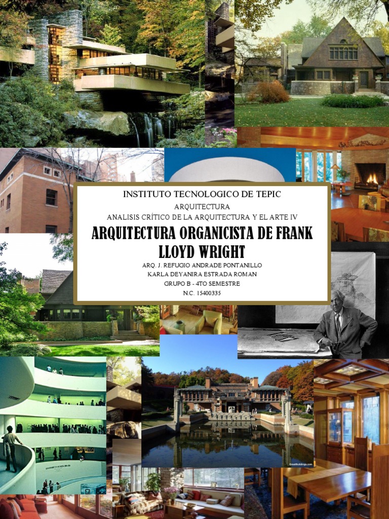 Antologia - Organicismo de Frank Lloyd Wright | PDF | Medios de arte ...